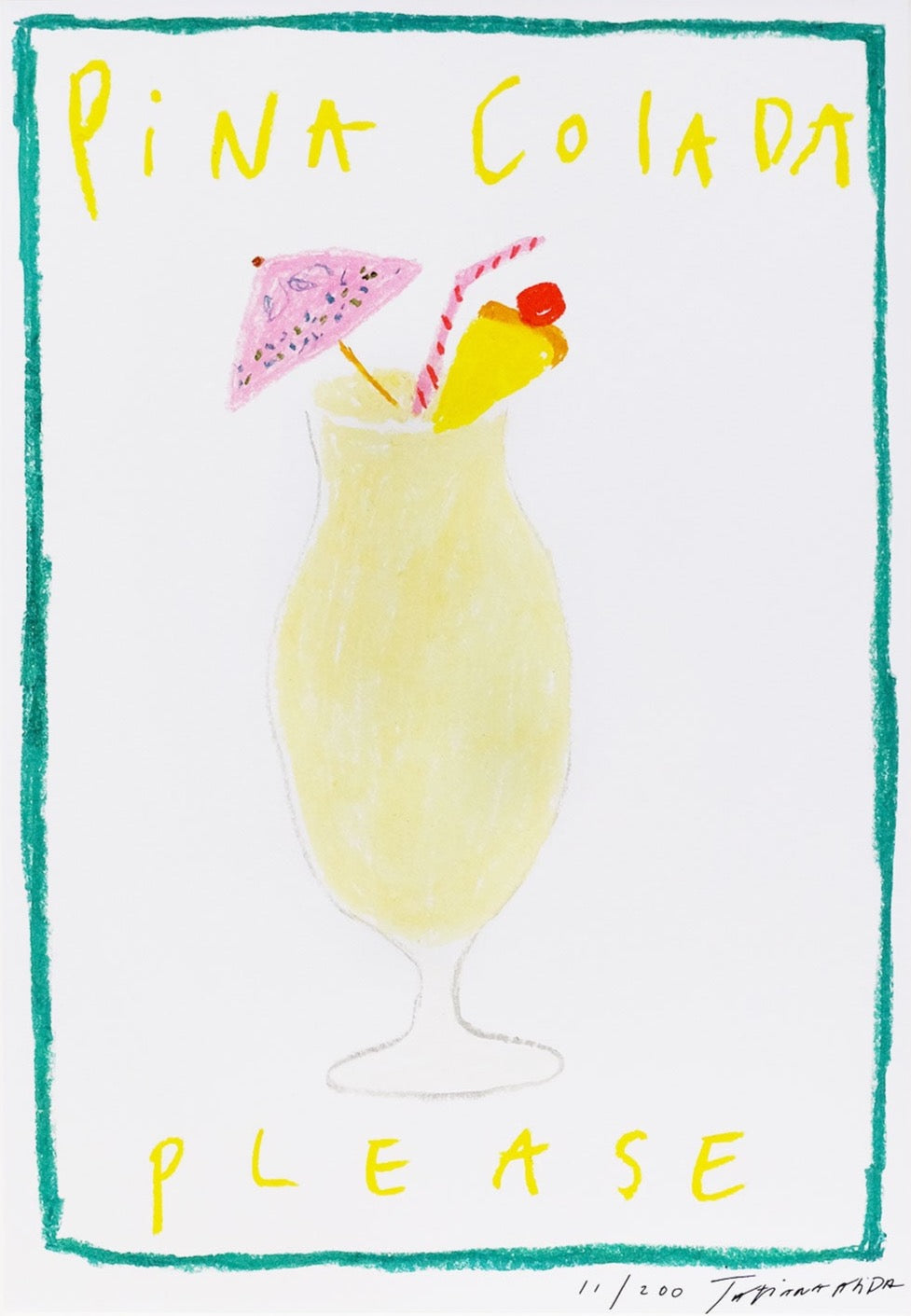 Piña Colada Please - Art Print – Tatiana Alida Design